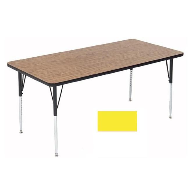 Correll Rectangular Activity Tables - Yellow - Walmart.com