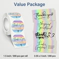700 Pieces Thank You Cards and Stickers Set - Holographic Design for ...