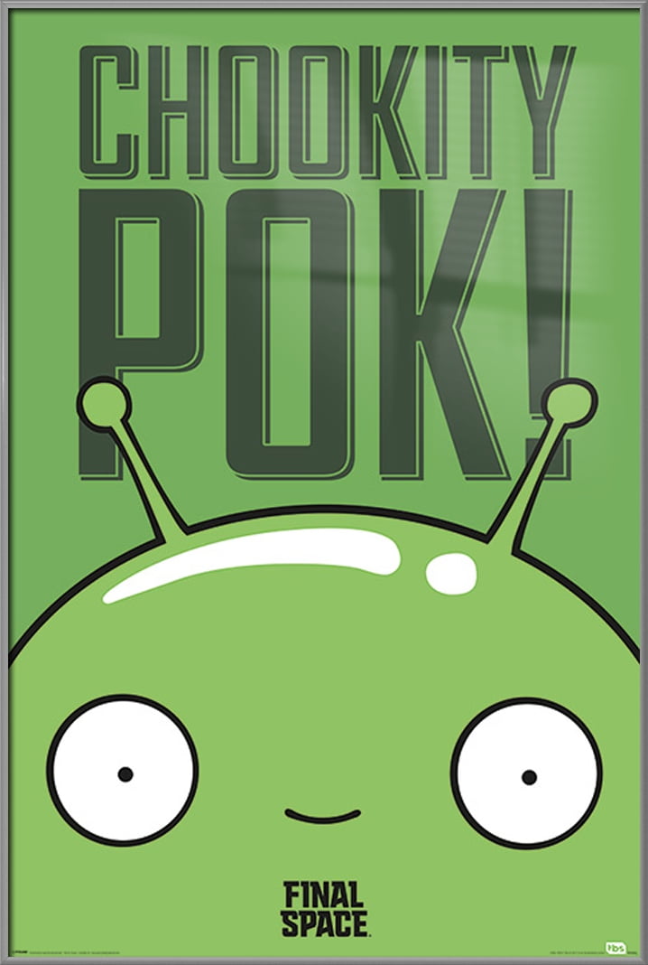 Final Space - Framed TV Show Poster (Mooncake - Chookity Pok) (Size: 24 ...