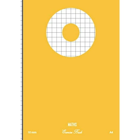 Maths Exercise Book A4 10 mm: (1 cm Squares), Grid Ruled School ...