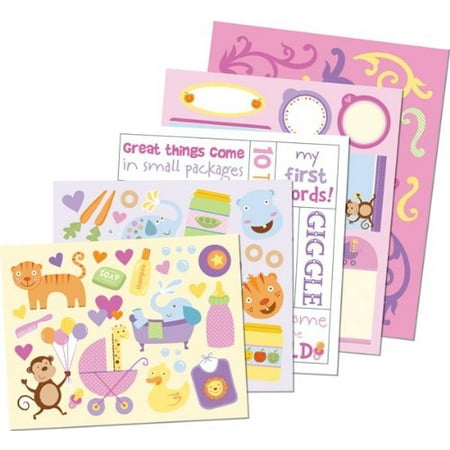 Momenta Premium Layered Sticker Kit, Jungle Jamboree Girl | Walmart Canada