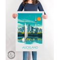 Auckland Print | New Zealand Travel Poster | Wall Art | Gift - Walmart.com