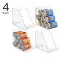 mDesign Plastic Kitchen Storage Organizer Container Bins - 4 Pack ...