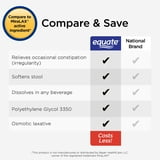 Equate Mix-in Laxative Packets for Constipation Relief, Polyethylene ...