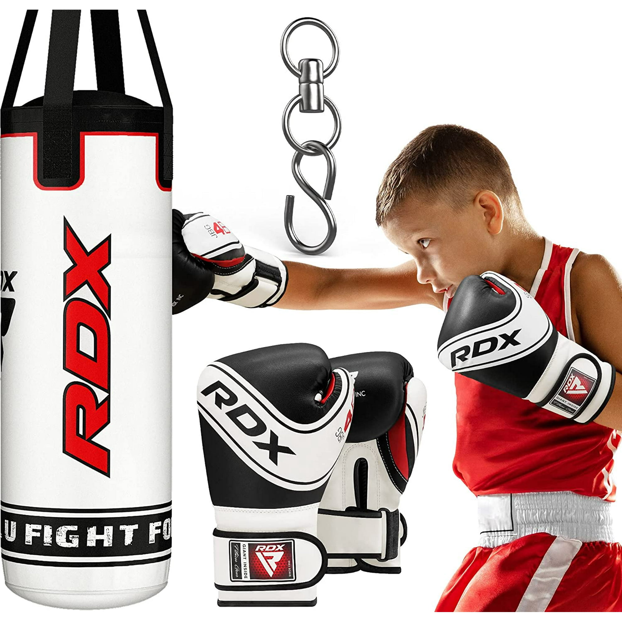 Click here for Rdx Kids Punching Bag Unfilled Set Junior Set Kick... prices