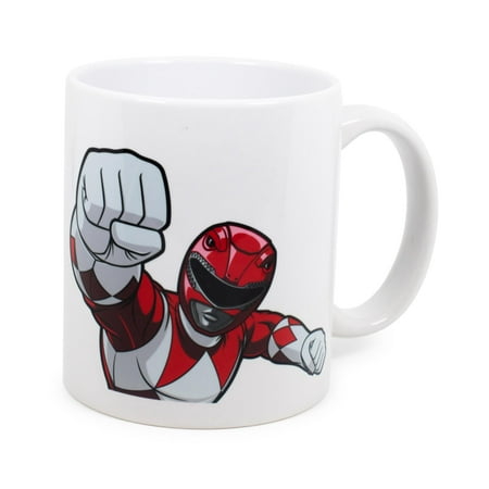 Power Rangers Red Ranger Ceramic Mug Exclusive | Holds 11 Ounces ...