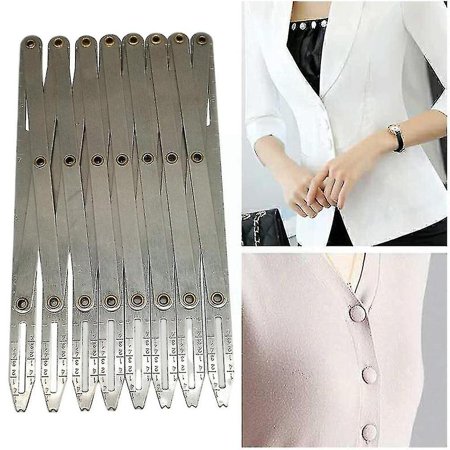 8-head Telescopic Limit Ruler Sewing Gauge Button Guide Expanding ...