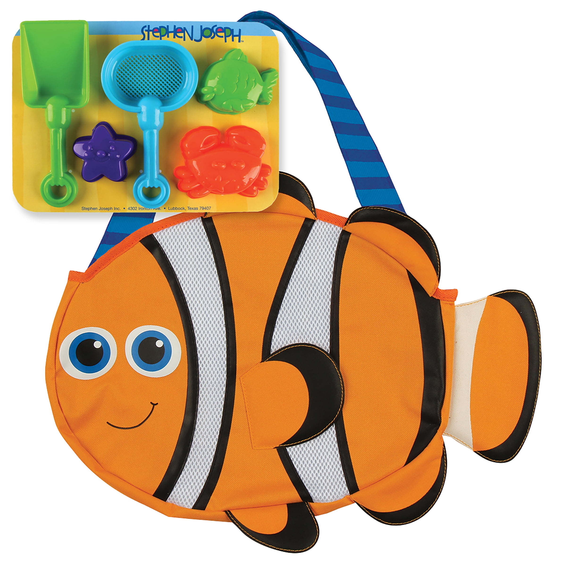 Beach Totes W/Sand Toy Play Set, Clown Fish - Walmart.com