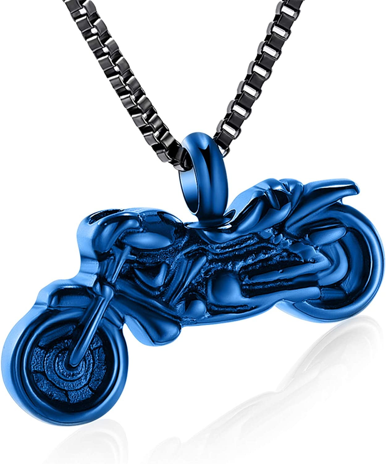 Motorcycle Urn Necklace Cremation Jewelry for Ashes Motorbike Necklace ...