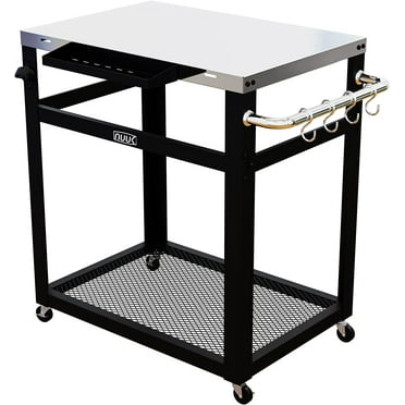 Lifetime Table Cart with Heavy Duty Steel, Black Sand Finish, 80193 ...