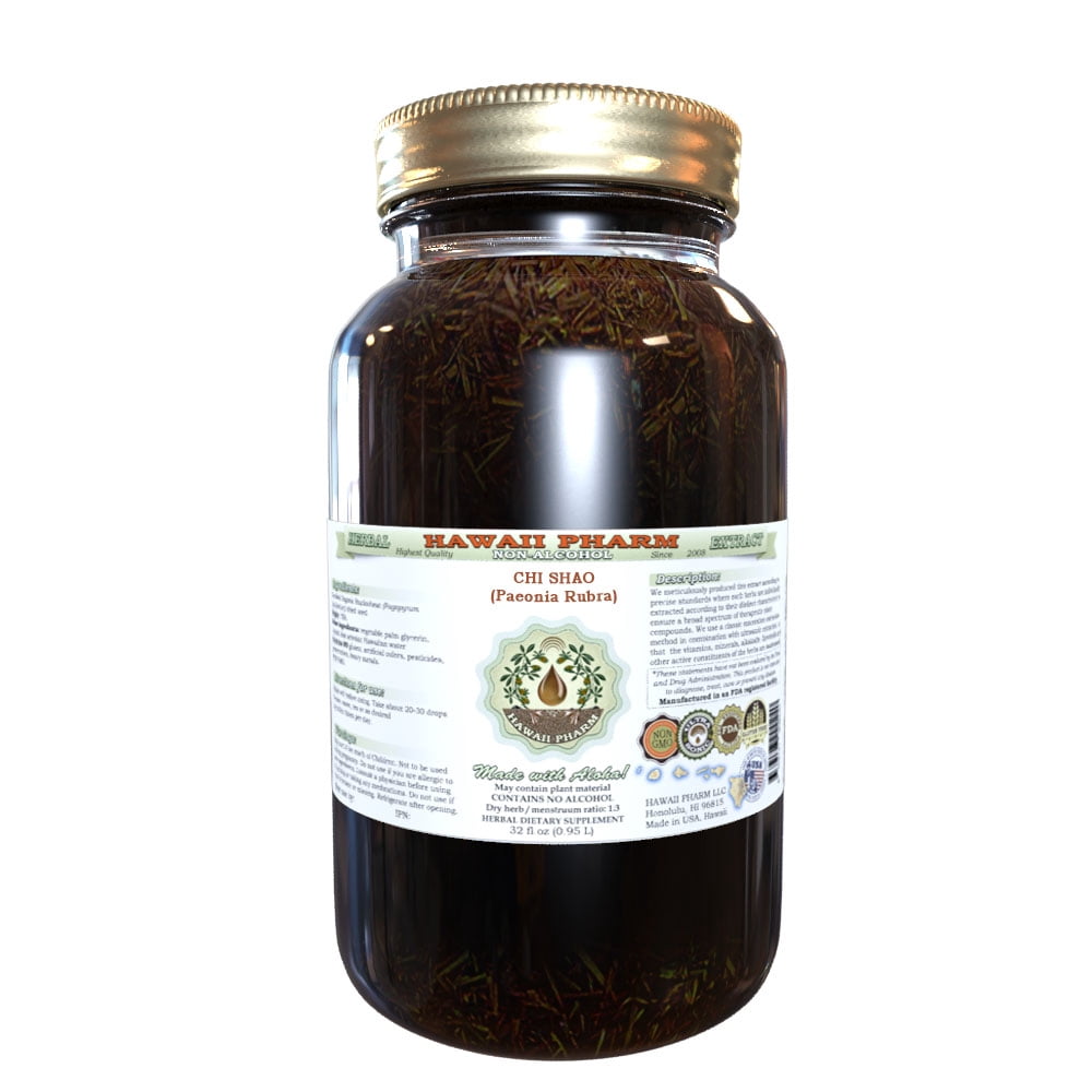 Chi Shao, Red Peony (Radix Paeoniae Rubra) Glycerite, Dried Root Powder ...