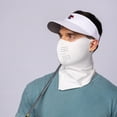 Korea Cooling UPF 50+ UV Sun Protection Face Mask with Neck Coverage ...