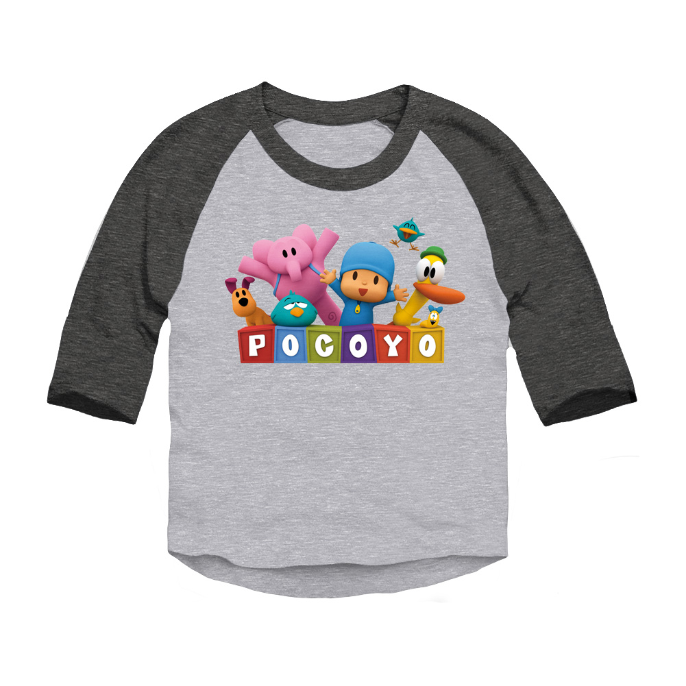 Trunk Candy - Pocoyo - Pocoyo Logo With Friends Toddler 3/4-Sleeve ...