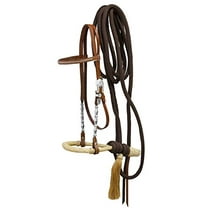 Showman Futurity Knot Headstall w/ Rawhide Bosal & Horse Hair Mecate ...