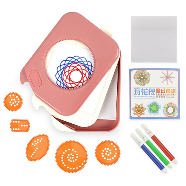 Spiral Art Gear Geometric Ruler For Kids Multi-functional Circle ...