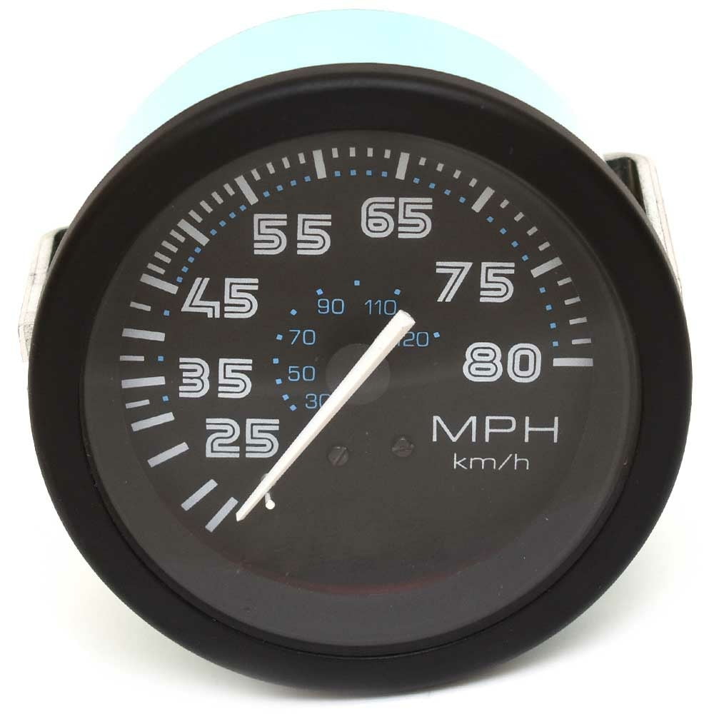 Teleflex Marine Boat Speedometer Gauge 30511 | Prism 3 1/4 Inch Black ...