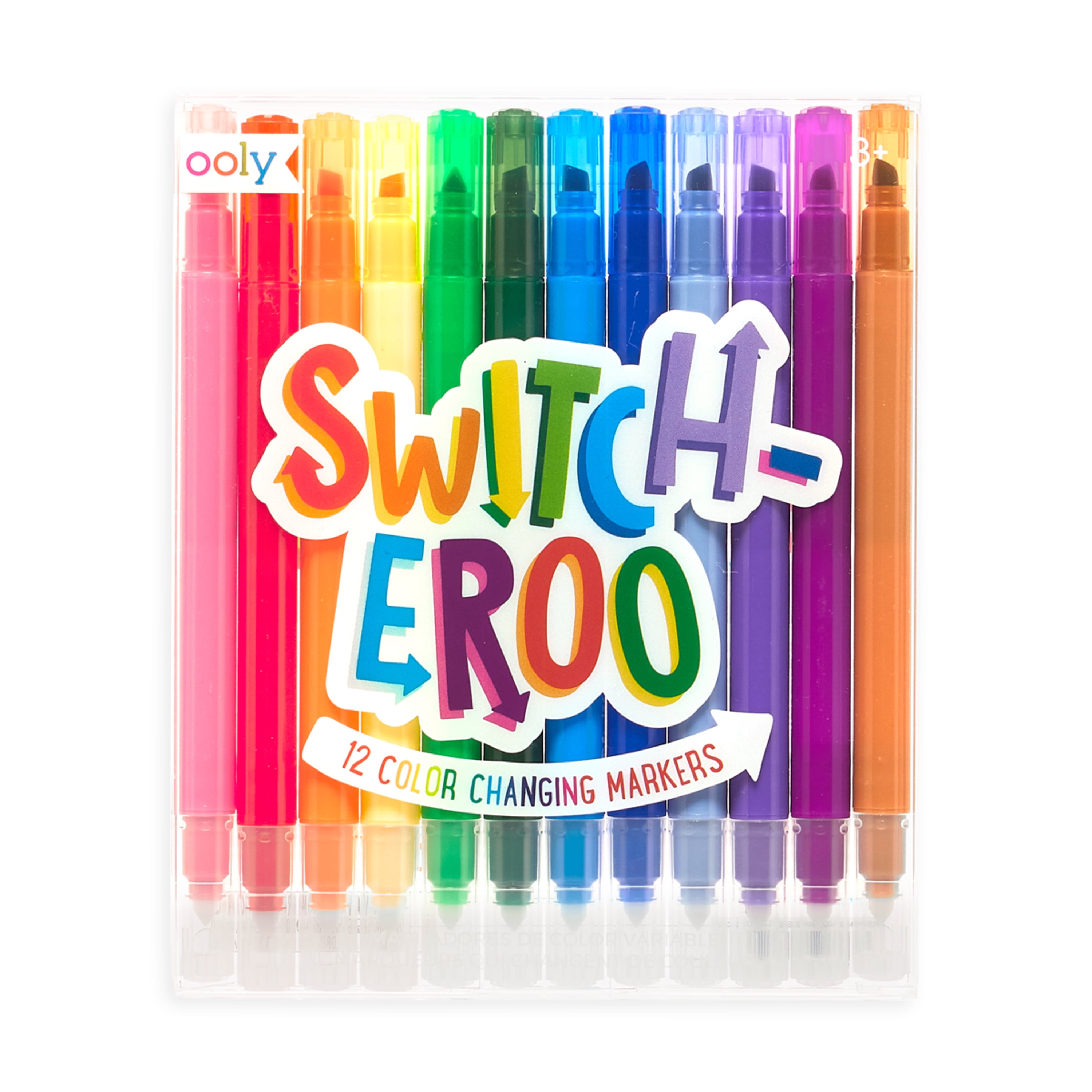 OOLY Switch-Eroo Color Changing Markers, 12-Colors - Walmart.com
