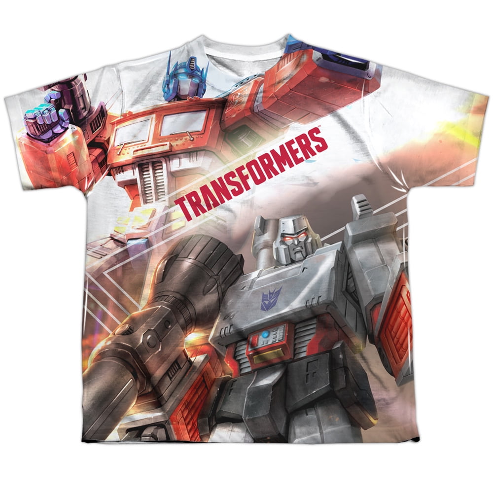 Transformers - Warriors Of Cybertron - Youth Short Sleeve Shirt - Large ...