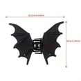 Bat Wing Hair Claw Clip, Black Gothic Halloween Hair Jaw Clip for Women ...