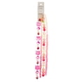 Crystal Lane DIY Glass Garden 13mm Opaque Pink Flower Caps Bead Strand ...