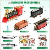 Hot Bee Realistic Train Set for Kids 2-4, Steam Locomotive Engine ...