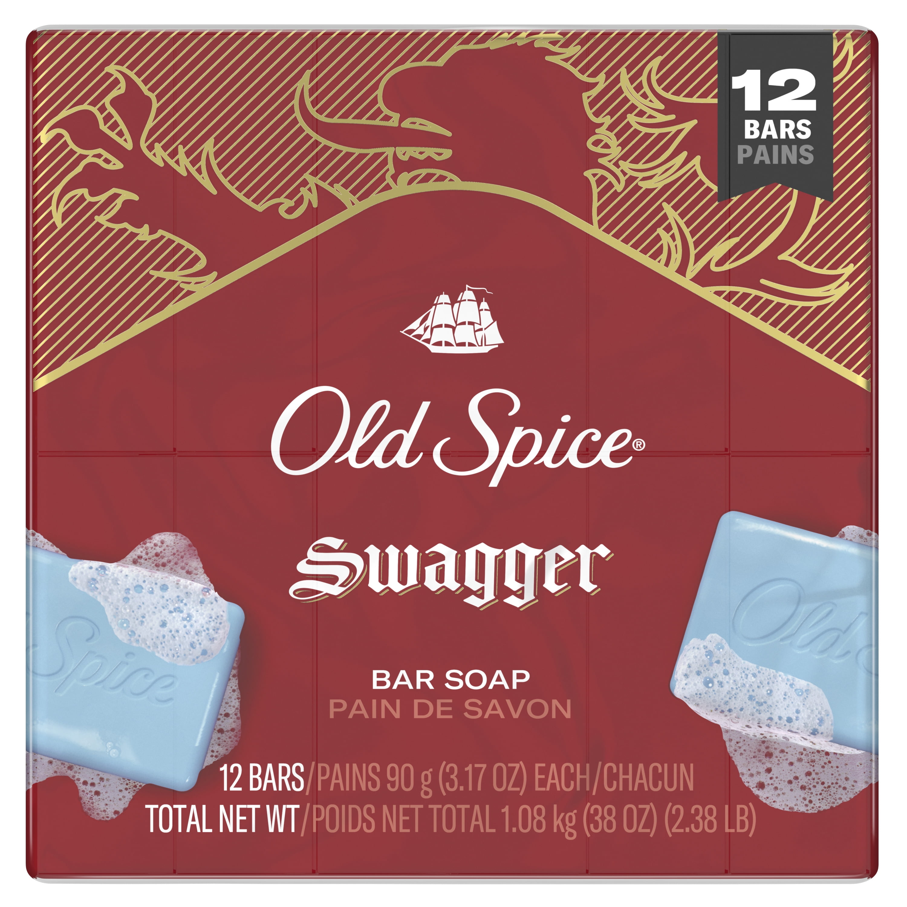 Old Spice Bar Soap For Men Swagger 3 17 Oz 12 Bars Walmart Old Spice Bar Soap For Men Swagger 3 17 Oz 12 Bars Walmart
