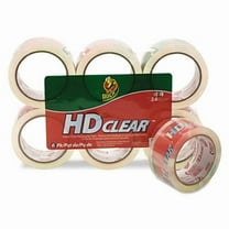 Duck Heavy-Duty Carton Packaging Tape- 1.88'' x 55 yds.- 6 Rolls- Clear ...