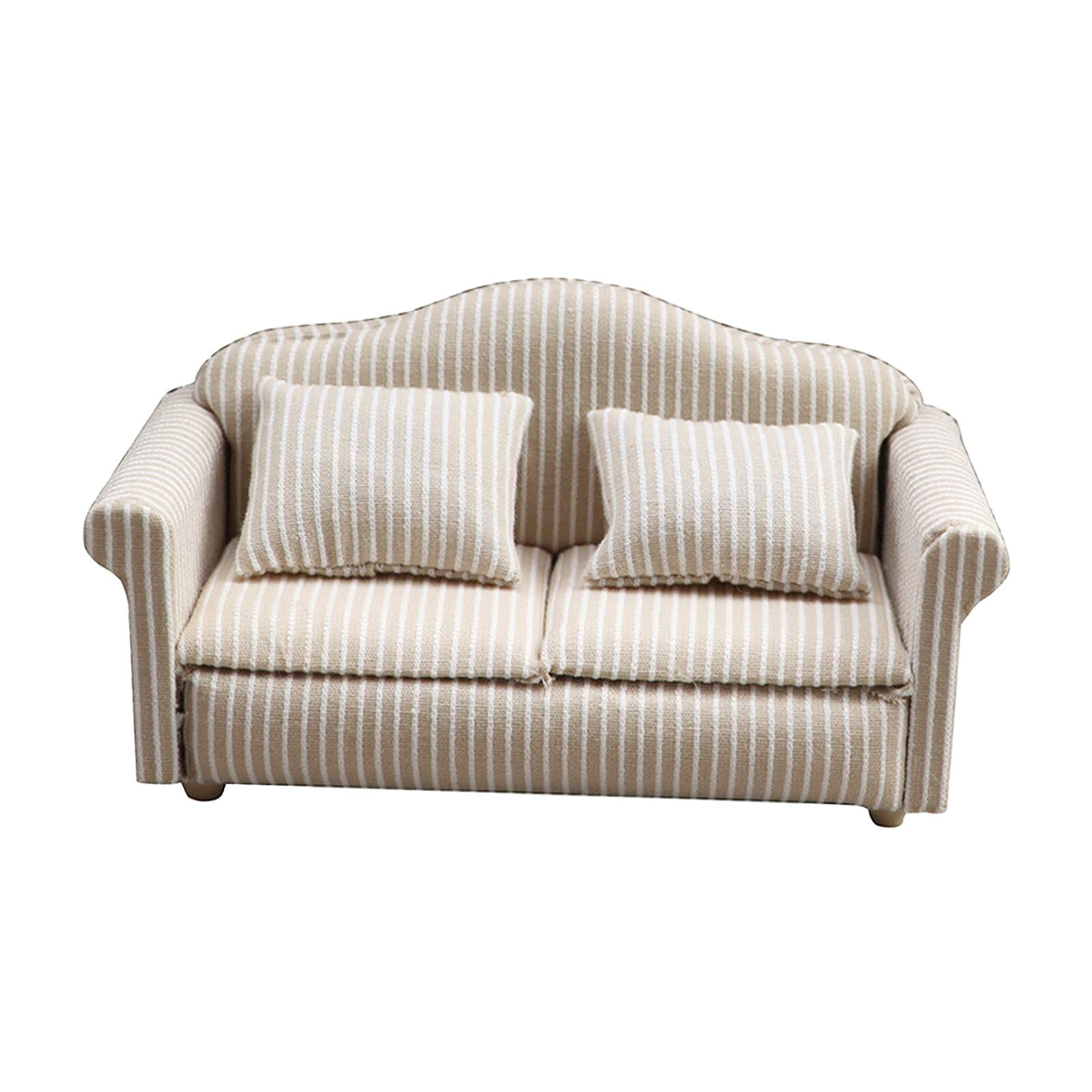 Click here for Milaget Dollhouse Sofa Armchair With Pillow Home D... prices