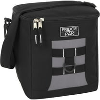 Insulated 18 Can Large Capacity Insulated Can Cooler Bag in Black and ...
