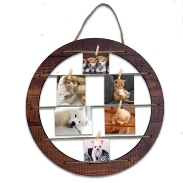 Ludlz 220cm 6inch Clip Photo Holder, Photo Collage Frame, Large Picture ...