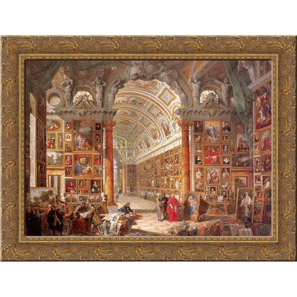 Interior of a Picture Gallery with the Collection of Cardinal Silvio ...