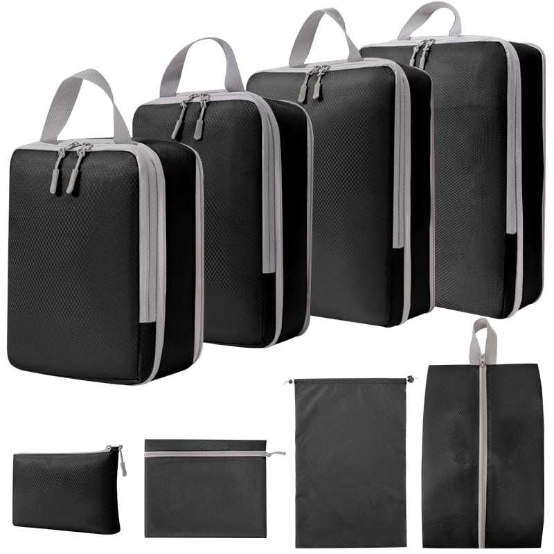 Compression Packing Cubes for Suitcases, 8pcs/Set Travel Organizer ...