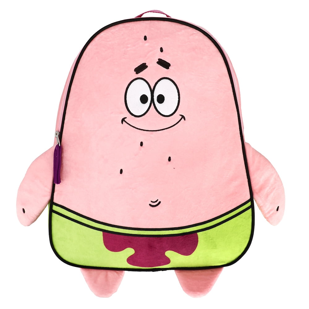 Spongebob Squarepants Patrick Star Youth plush Character Backpack ...