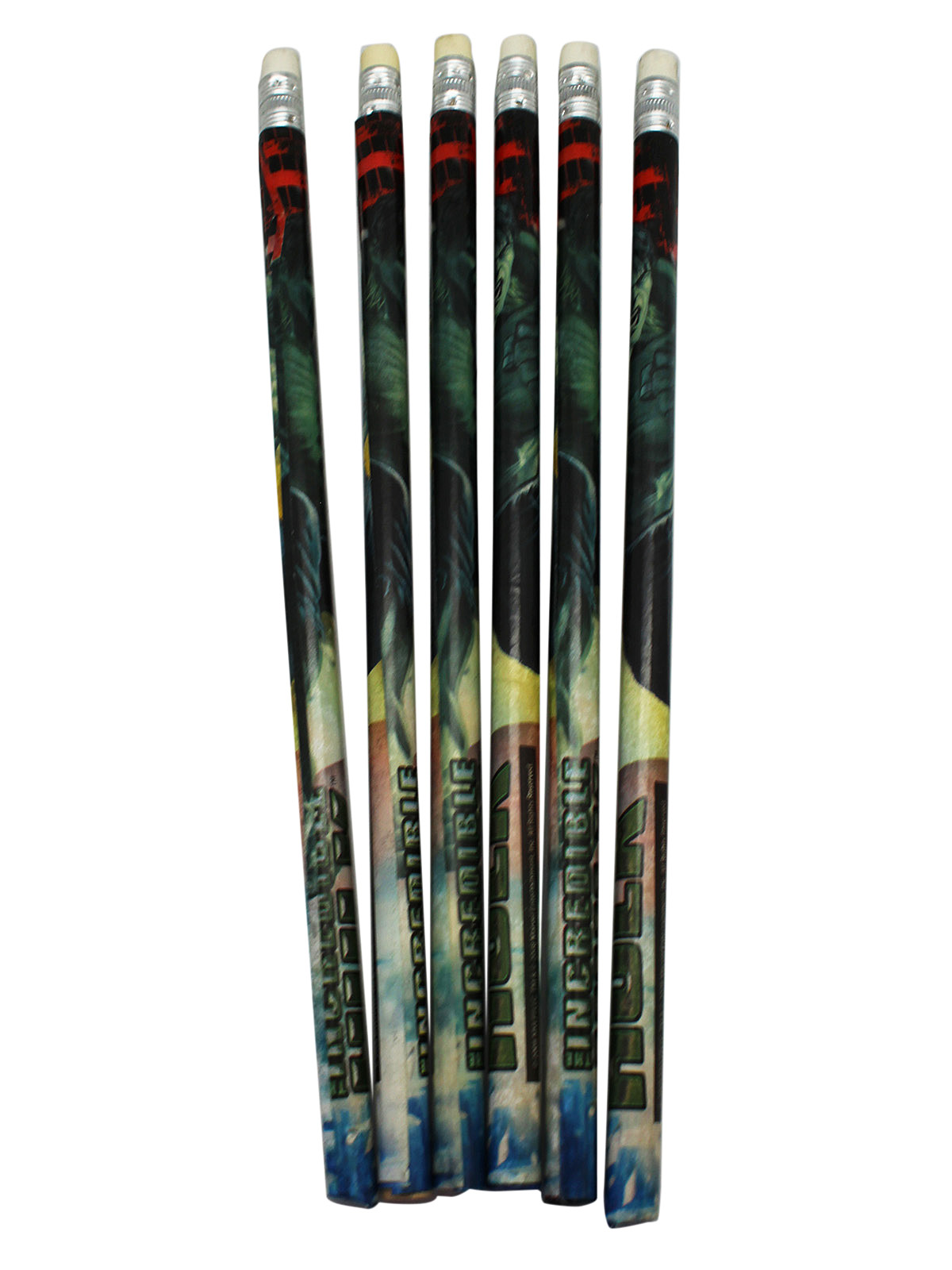 Marvel Comic's The Incredible Hulk Pencils (6 Pencils) - Walmart.com
