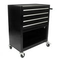 Pouseayar 4 Drawer Tool Cart on Wheels, Heavy Duty Rolling Tool Box ...
