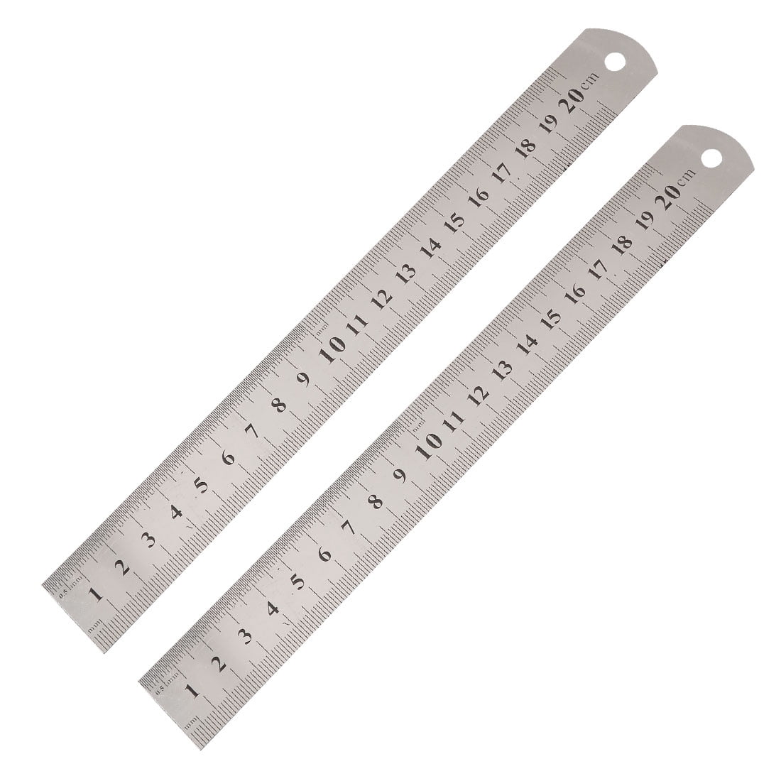 Multi Purpose Craft Supplies 4 X STAINLESS STEEL RULER 20 CM Long 8