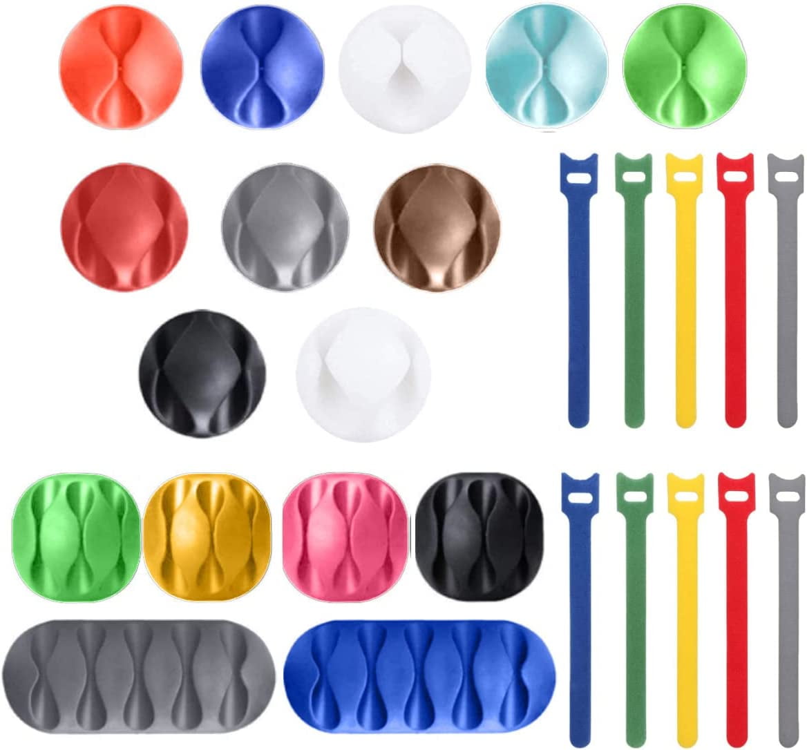 Multipurpose Cable Holder Desk Clip Cord Holders Clips Table cabledrop ...