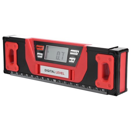 Electronic Inclinometer, Backlight Portable Digital Inclinometer, Red ...