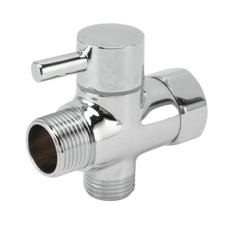 Brass 3 Way Shower Arm Diverter Valve 3 Way Water Valve Water Separator ...