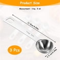 3 Pcs Single Measuring Spoon, 1 Tsp (1/3tbsp, 5ml) Tablespoon Measuring ...