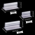 16Pcs 3 Style PVC Plastic Advertising Clip Holder Business Card Stand ...