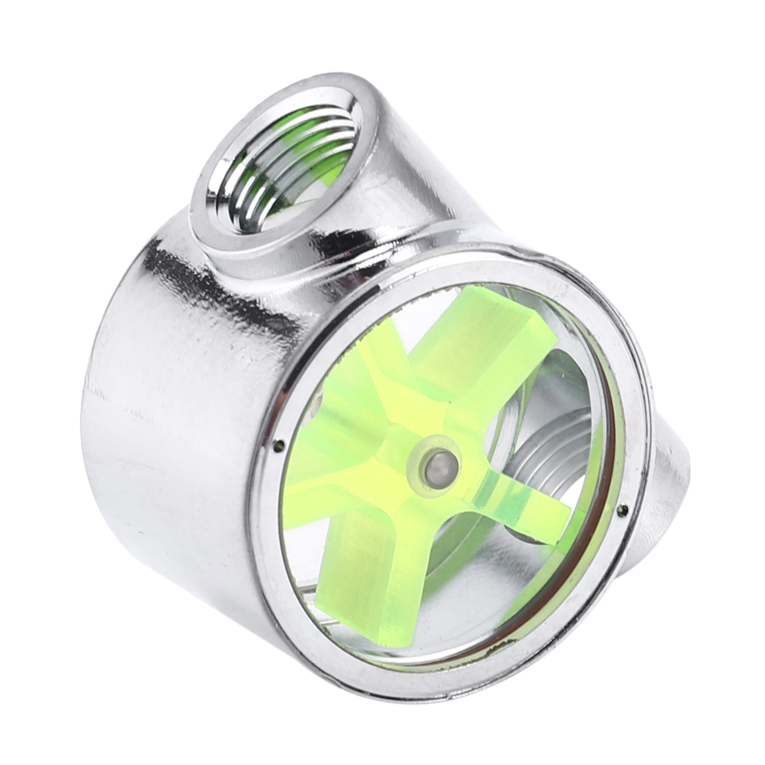 2 Way Computer Water Cooling Flow Indicator Meter G1/4 inch Standard ...