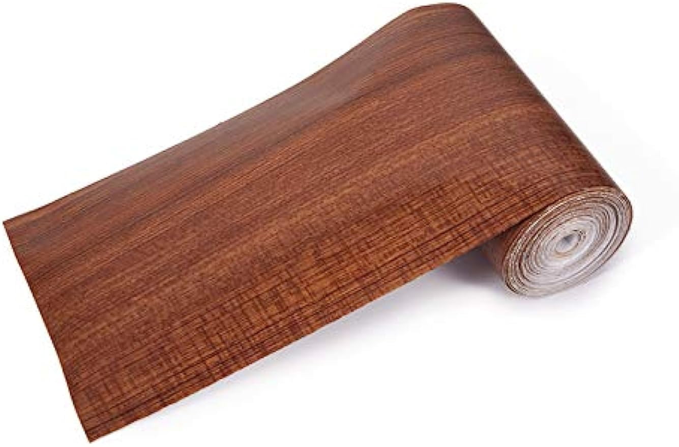 1Roll Wood Textured Adhesive Contact Paper Mahogany for Door Floor ...
