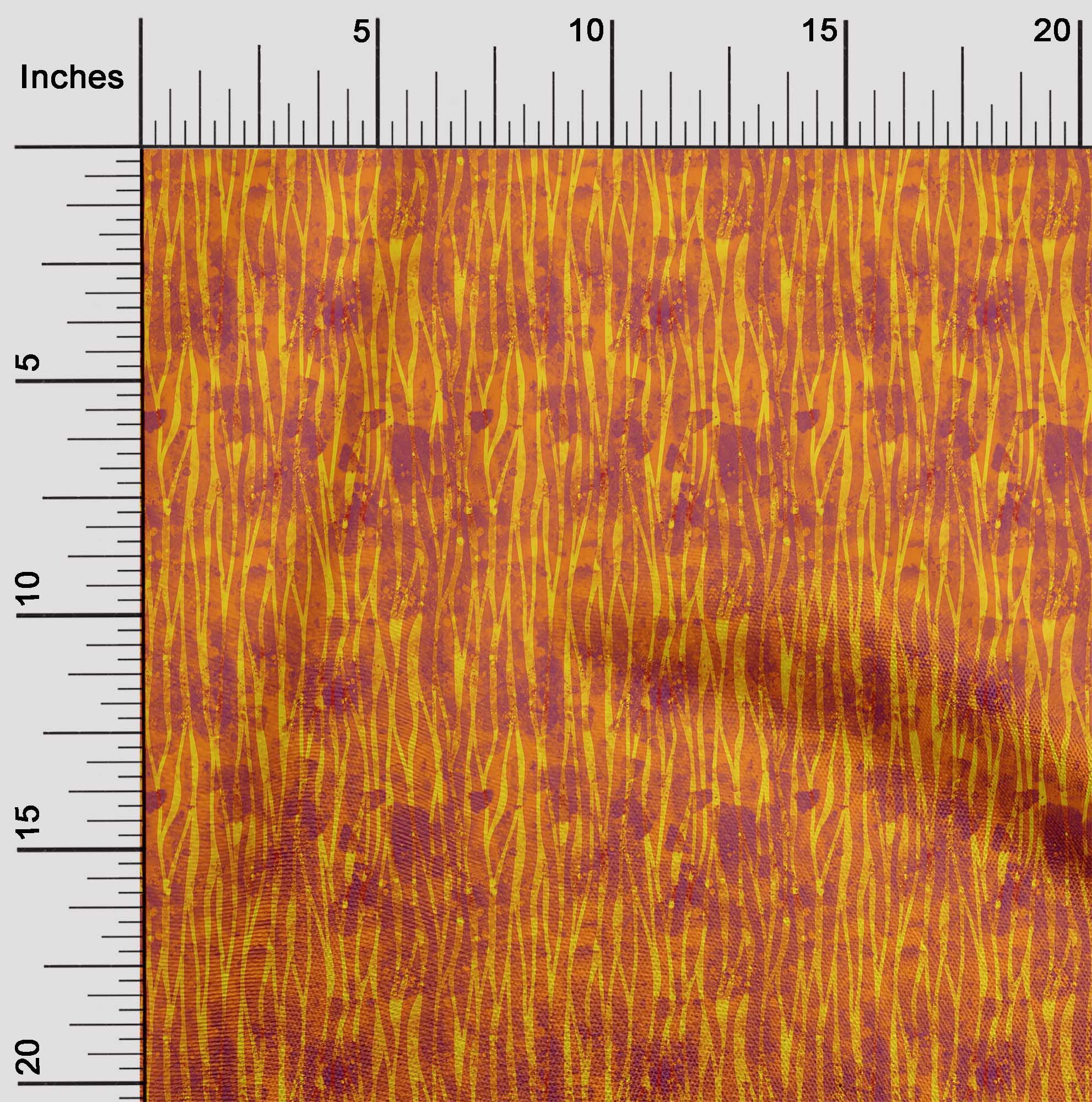 oneOone Cotton Flex Dark Yellow Fabric Batik Dress Material Fabric ...