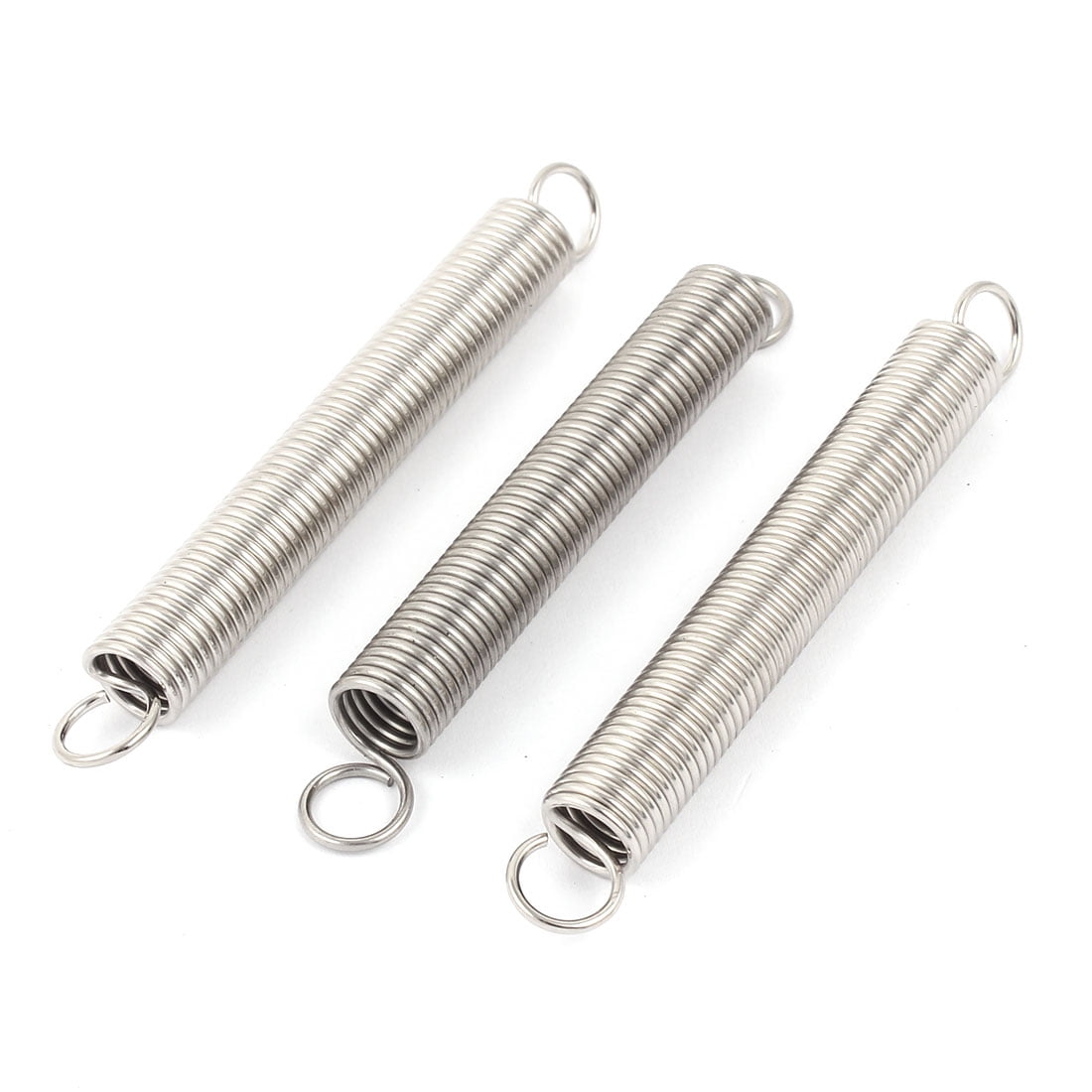 67mm x 10mm x 1.1mm Metal Dual Hook Tension Spring Gray 3pcs - Walmart.com