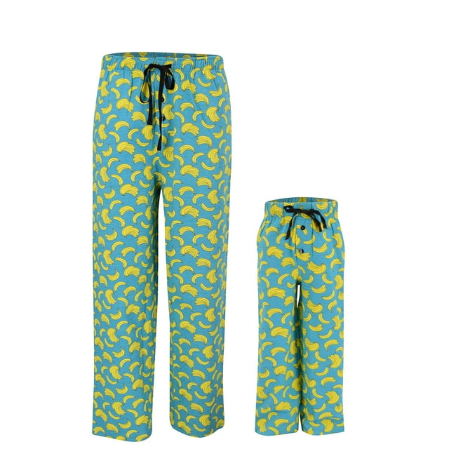UB Kids Banana Print Matching Family Father's Day Pajama Pants (7 ...