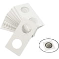 100 Pcs Cardboard Coin Holder Flip Assortment 2x2 Inch Collection Paper ...