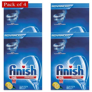 Finish Dishwasher Cleanser Gel, Deep Cleaning Power, Lemon Scent, 75 ...