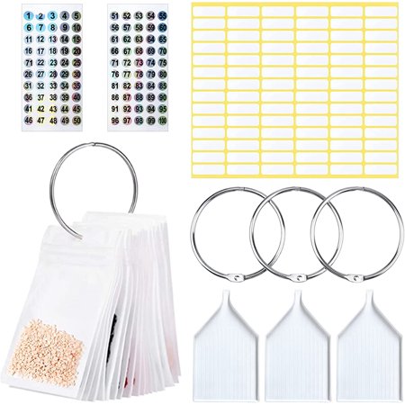 Diamond Storage Storage Kit, Diamond Containers 100Pcs Portable Bead ...