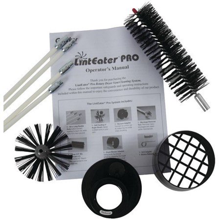 Linteater® Pro 10-piece Rotary Dryer Vent Cleaning System - Walmart.com ...